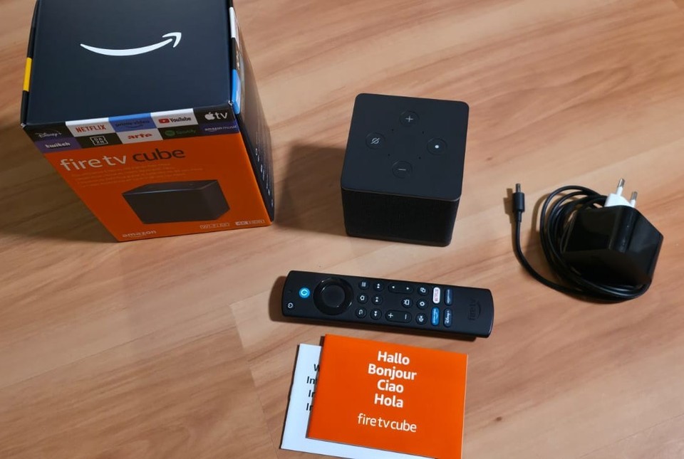 Amazon Fire TV Cube Streaming Mediaplayer Alexa Wi-Fi 6E, 4K Ultra HD ...