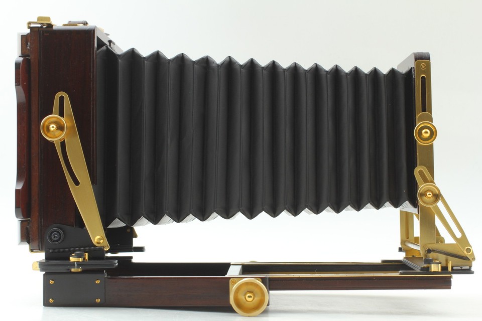 RARE [Unused In Box Late] Wista Field 45DX 4x5 Rose Wood Film Camera ...