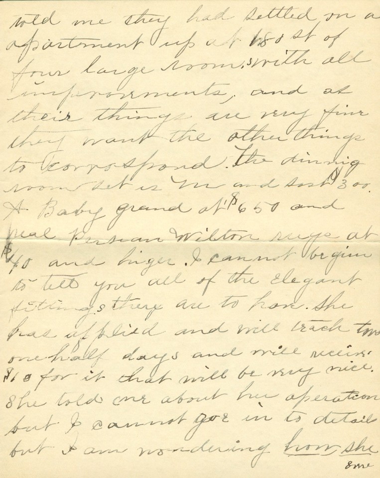 1914 Antique New York City Handwritten Letter Fitchburg MA ...