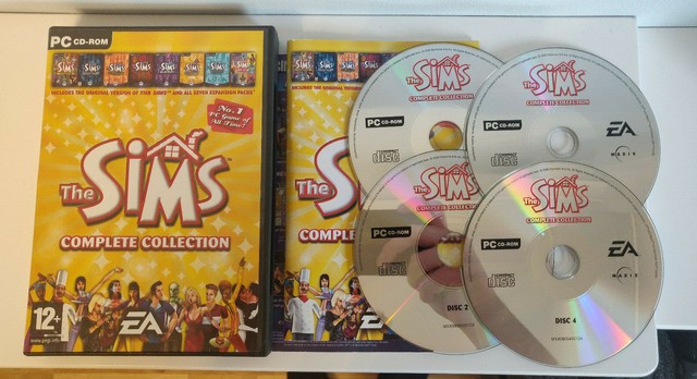 The Sims Complete Collection PC CD ROM 4 Disc for sale online | eBay