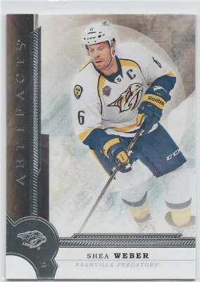 2016-17 Upper Deck Artifacts #14 Shea Weber NASHVILLE PREDATORS base ...