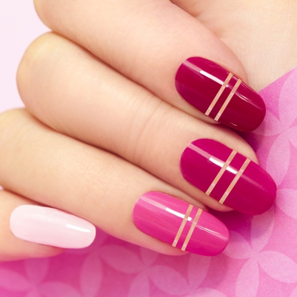 1 Set Nail Striping Tape Line Nail Decor Supplies with Dispenser nail ...