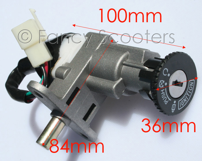 150cc Chinese Scooter Key Ignition Lock Switch Set JONWAY TaoTao ICE ...