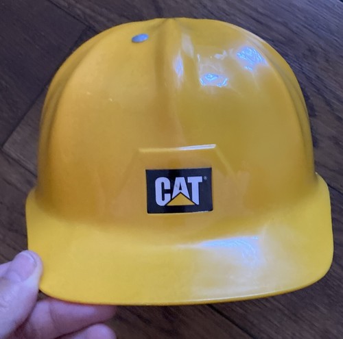 CAT Yellow Hard Hat w Strap Souvenir Small Size Kids Caterpillar | eBay
