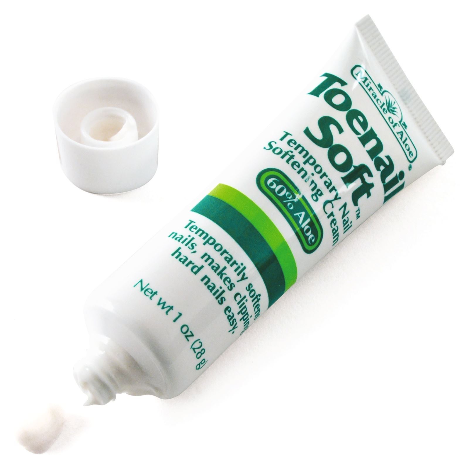 MIRACLE OF ALOE Toenail Soft Nail Softening Cream - 60% pure Aloe gel ...