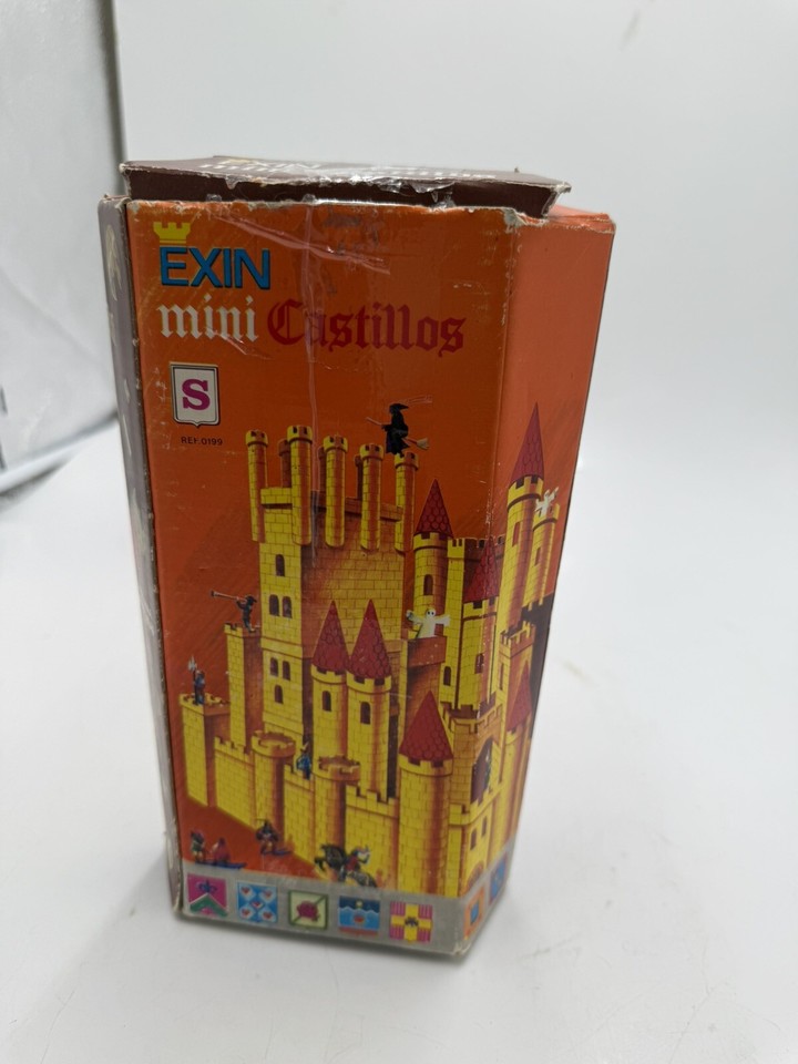 Vintage Exin Mini Castillos Castle Building Blocks Toy Set Model 0199 ...