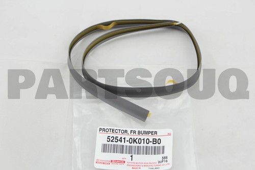 525410K010B0 Genuine Toyota PROTECTOR, FRONT BUMPER 52541-0K010-B0 | eBay