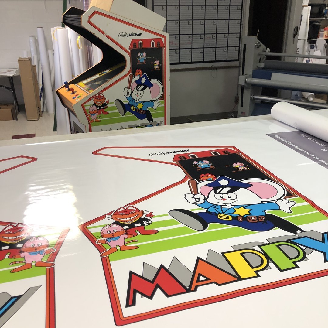 Mappy Side Art - Arcade Game - 3M Premium Film | eBay