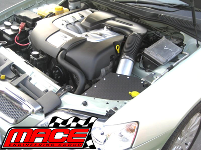 MACE PERF. COLD AIR INTAKE & K&N FILTER FORD FAIRLANE BA BF BARRA 220 ...