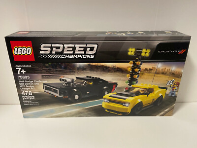 Lego Speed Champions 75893 2018 Dodge Challenger SRT Demon and 1970 ...