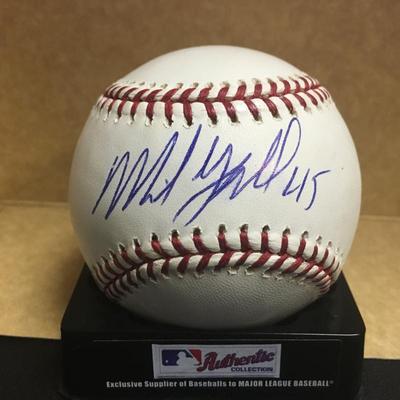 MIKE GALLO HOUSTON ASTROS M.L. SIGNED BASEBALL W/COA | eBay