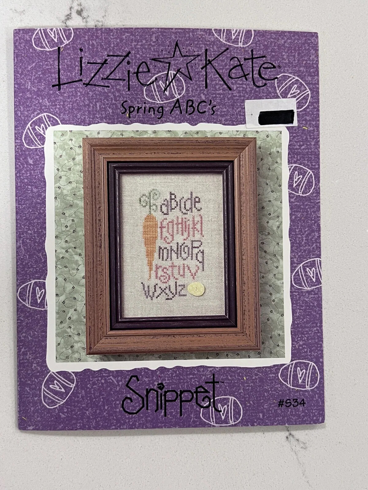 Lizzie Kate Spring ABC's Easter #S34 Cross Stitch Leaflet NEW | eBay