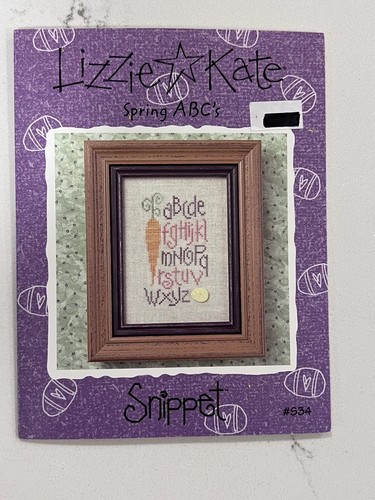 Lizzie Kate Spring ABC's Easter #S34 Cross Stitch Leaflet NEW | eBay