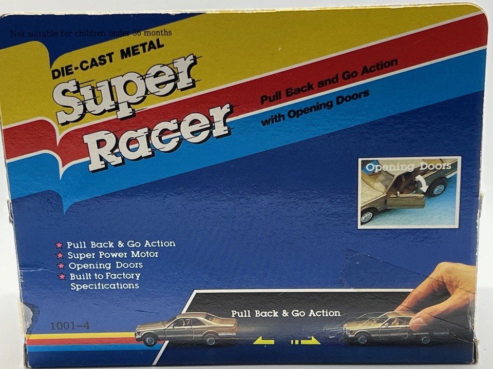 Super Racer Mercedes Pull Back & Go Die-Cast Boxed | eBay UK