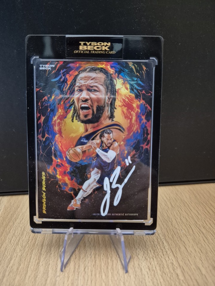 Jalen Brunson x Tyson Beck on card auto | eBay