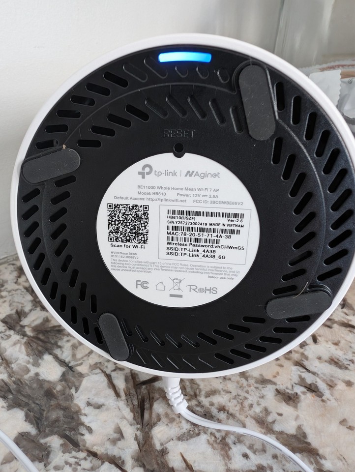 TP-Link BE11000 HB610 (Qty. 1) Aginet Whole Home Tri Band Mesh Wi-Fi 7 ...