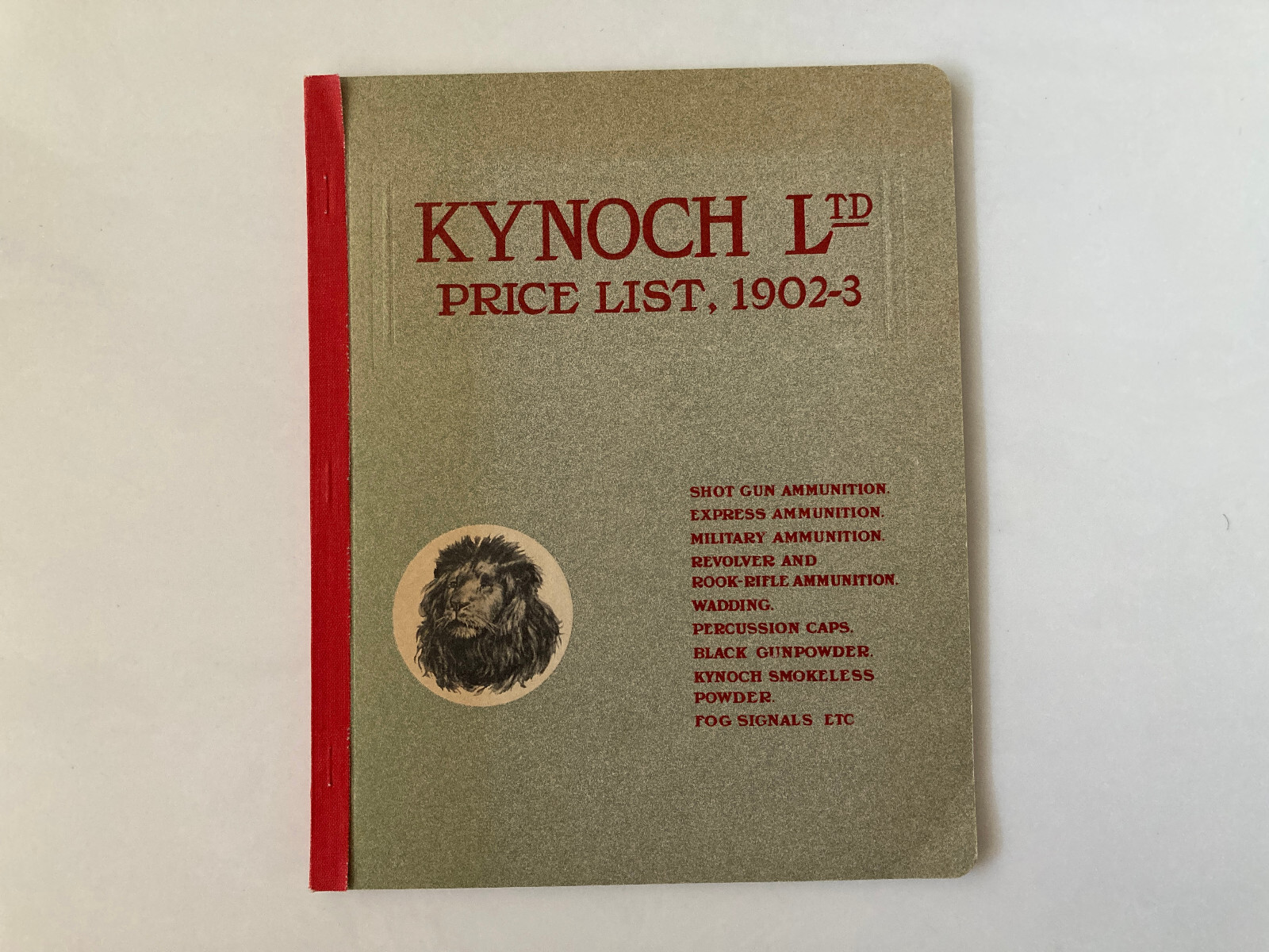 Kynoch Ltd. Price List, 1902-03 | eBay