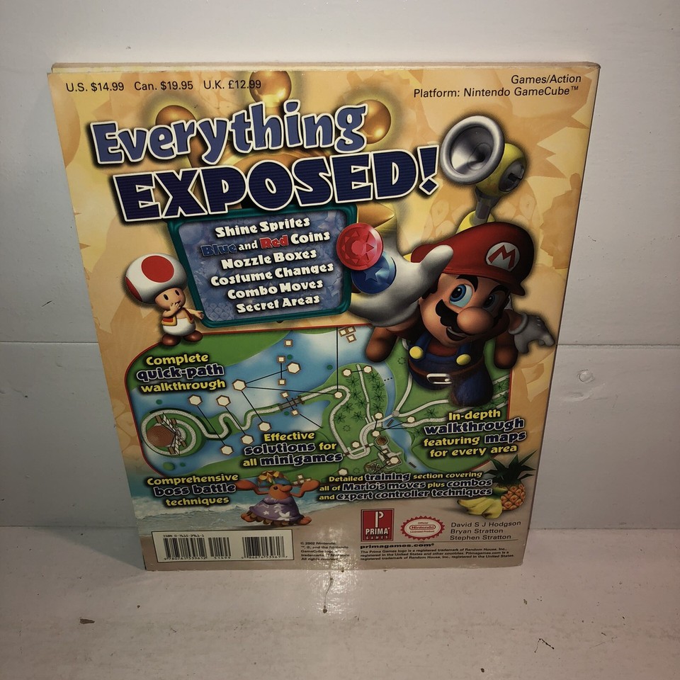 VGC Super Mario Sunshine Prima’s Official Strategy Guide Nintendo ...