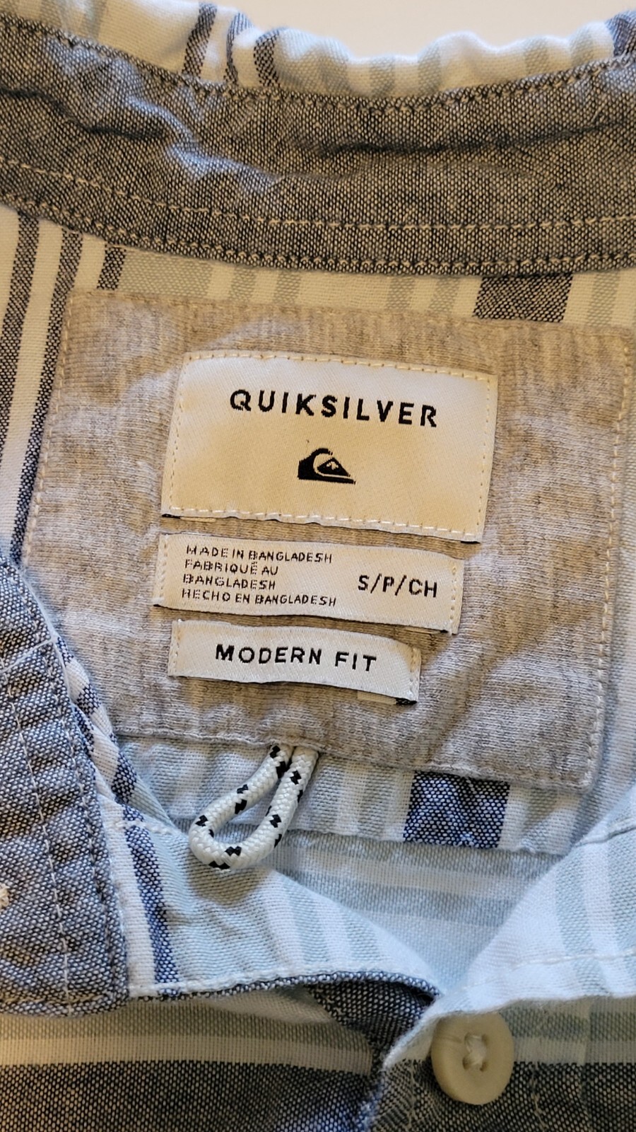 Quicksilver Modern Fit Short Sleeve Button Up Shirt S… - Gem