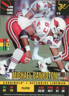 1995 Donruss Red Zone MICHAEL BANKSTON CARDINALS | eBay