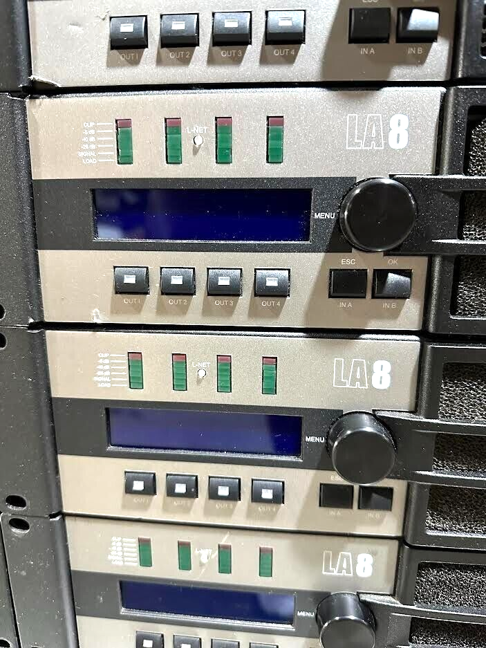 L-Acoustics LA8 4CH Power Amplifier With LA-AES3 card (ONE ...