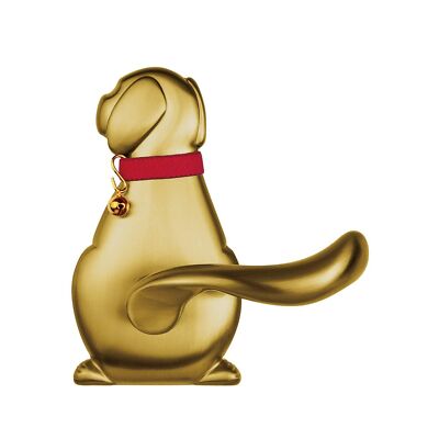 Nagasawa Animal Door Lever (Dog Model, Gold) for Dog Lovers Woof” (Dog ...