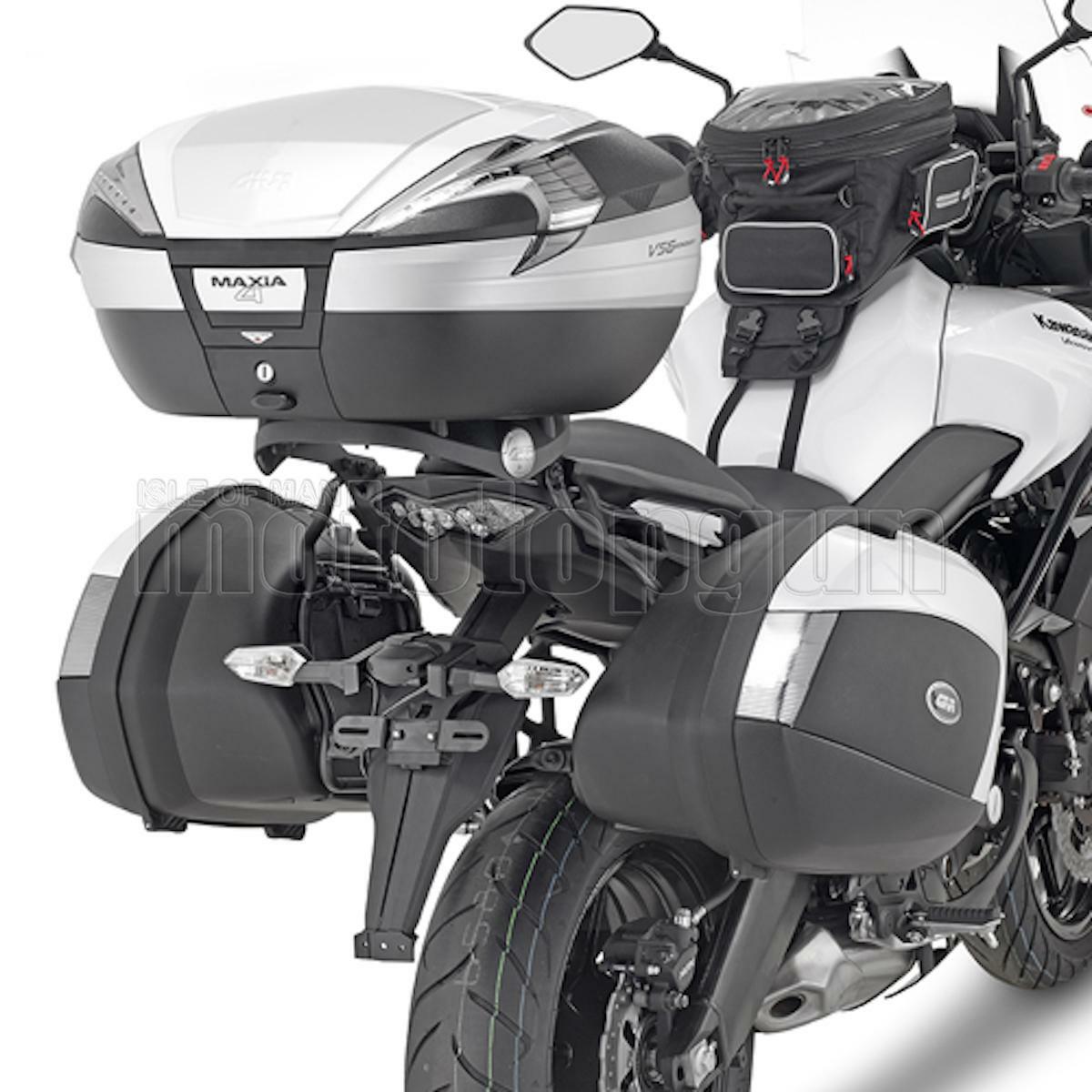 GIVI CASE TREKKER DOLOMITI DLM46B + SIDE-CASES V35N KAWASAKI VERSYS 650 ...