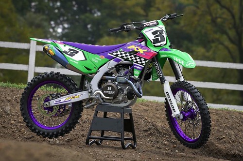 Fits Kawasaki KX450F (2024-2025) and KX250F (2025) graphic kit decals ...