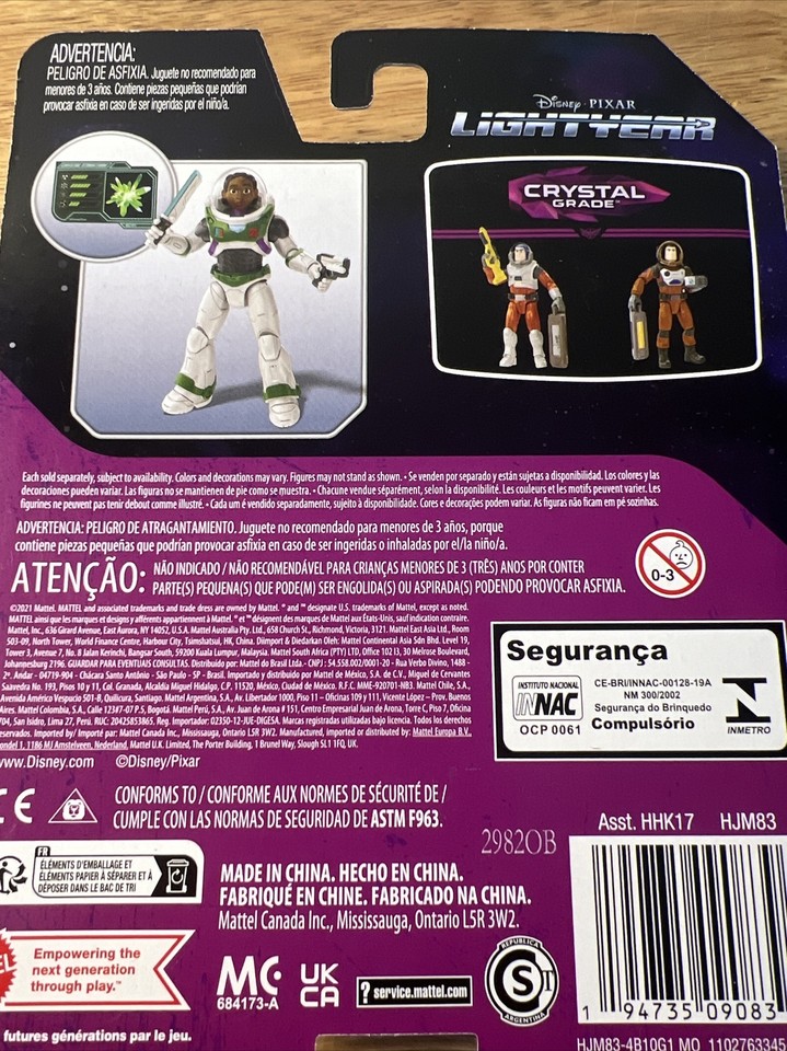 5" Izzy Hawthorne - Mattel Disney Pixar Lightyear Crystal Grade NEW ...