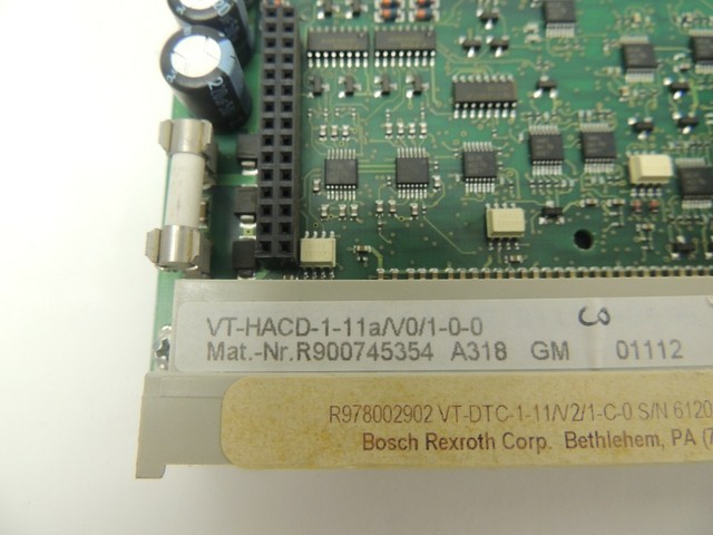 Rexroth VT-HACD Digital Command Value and Controller Card for sale ...
