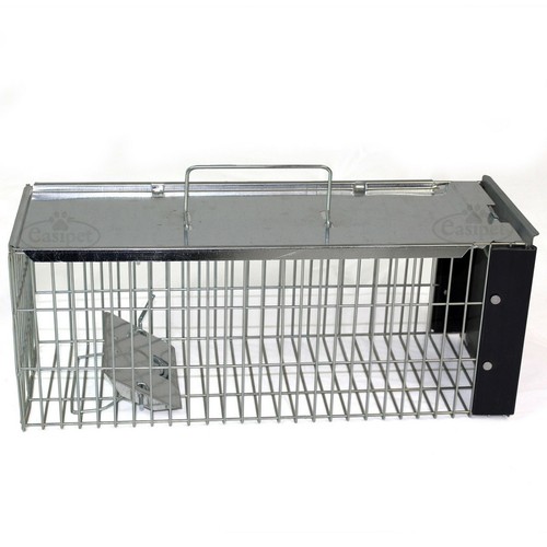 Rat Trap Squirrel Heavy Duty Metal Humane Live Bait Vermin Rodent Cage ...