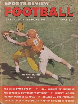 1955 Sports Review Magazine Vol. 15 #3 Ralph Guglielmi Notre Dame ...