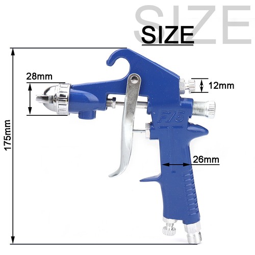 Mini Nozzle HVLP Air Spray Gun Auto Car Detail Paint Sprayer Repair ...