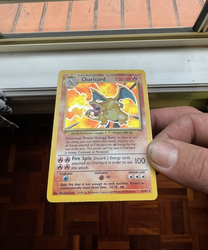 Pokémon TCG Charizard Base Set 4/102 Holo Unlimited Holo Rare | eBay