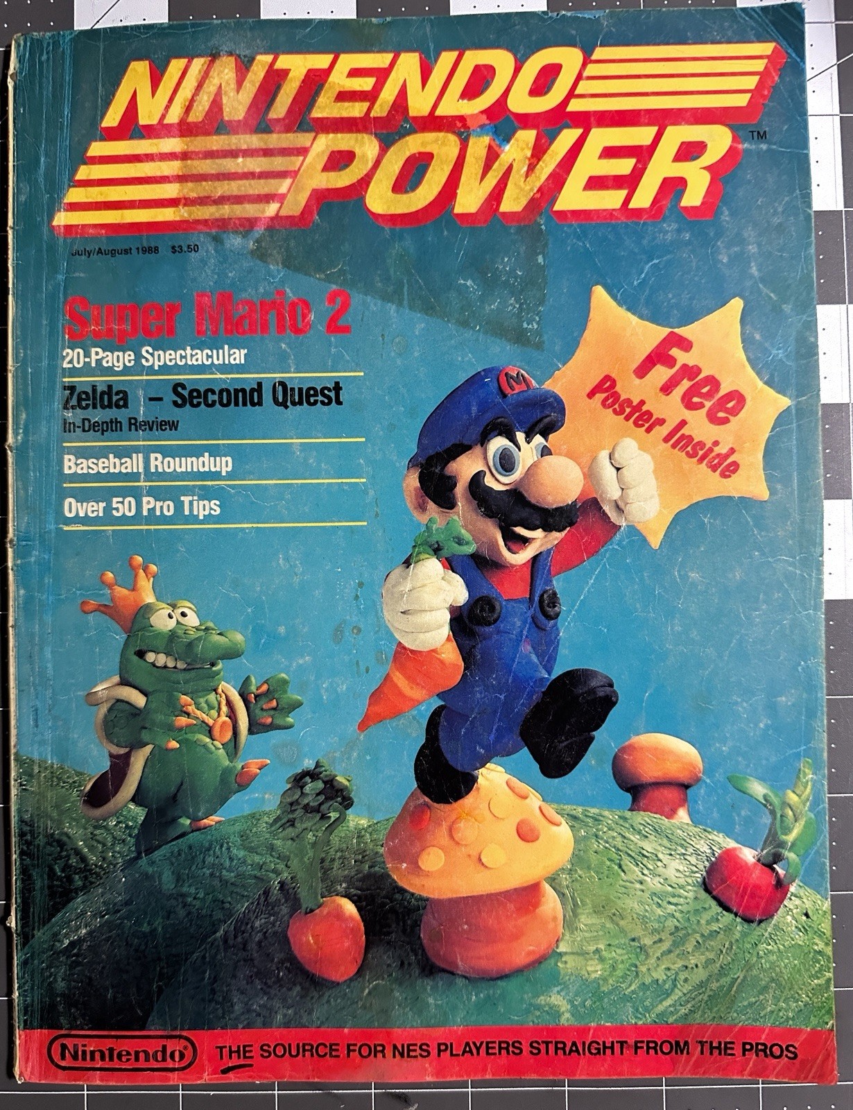First Nintendo Power Magazine Issue 1 Super Mario 2 Vintage Retro Zelda ...
