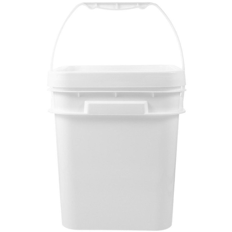 Square Pail with Lid and Handle Food Grade Paint Storage Cans Lids ...