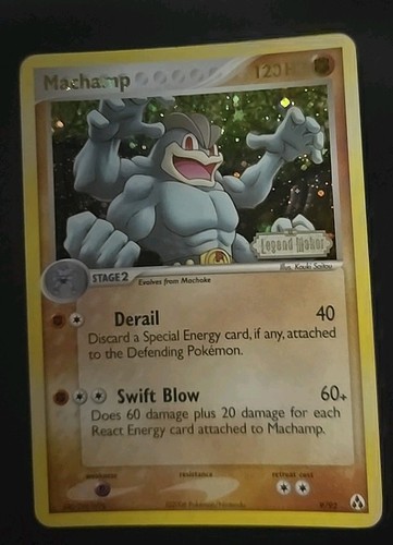Machamp 9/92 Legend Maker Reverse Holo Pokemon Card Stamped - NM PACK ...
