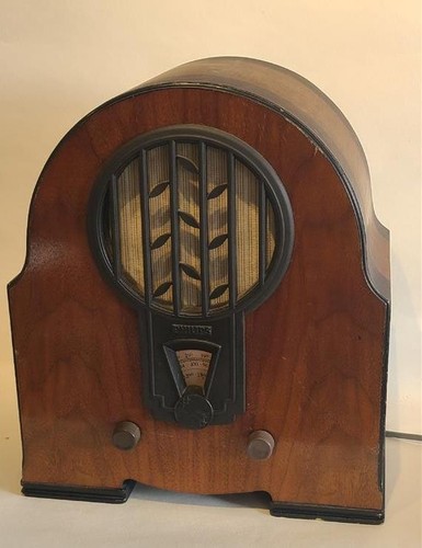 Philips 634A Replica Radio R634/15 13R634/15Z Art Deco Shape Vintage ...