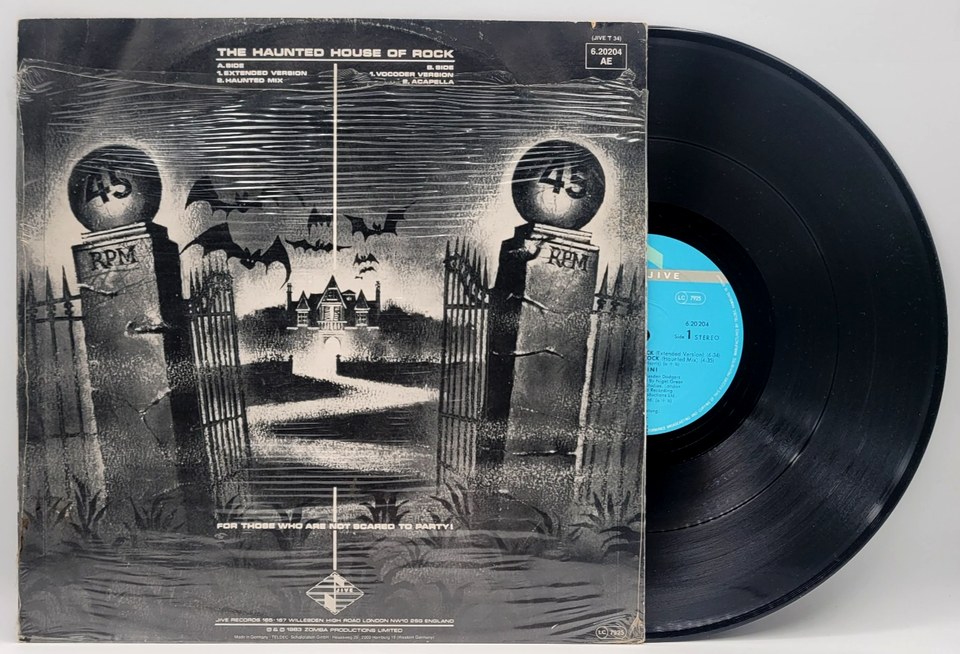WHODINI - THE HAUNTED HOUSE OF ROCK - HIP HOP LP RECORD IN SHRINK ...