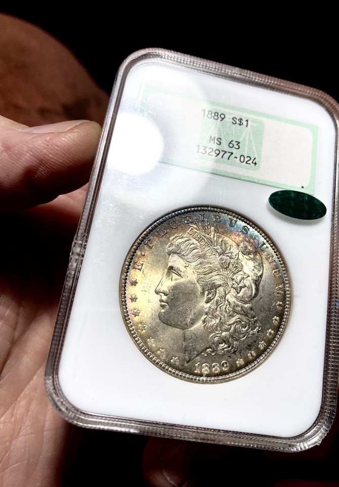 OLD GEN 3 NGC , CAC. MS-63 1889 Morgan Dollar , Gem Quality Beauty! | eBay