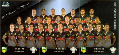 2018 NRL Traders 2017 Season to remember set of 3 cards - Penrith ...