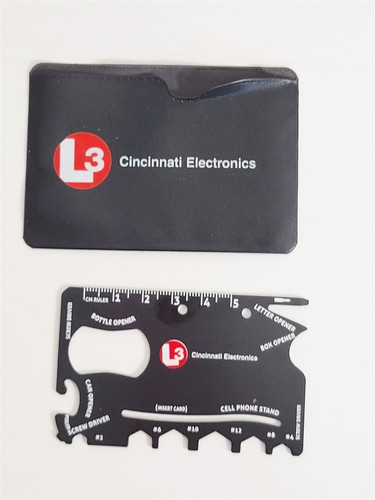 L3 Cincinnati Electronics Multi-Function Credit Card Pocket Tool ...