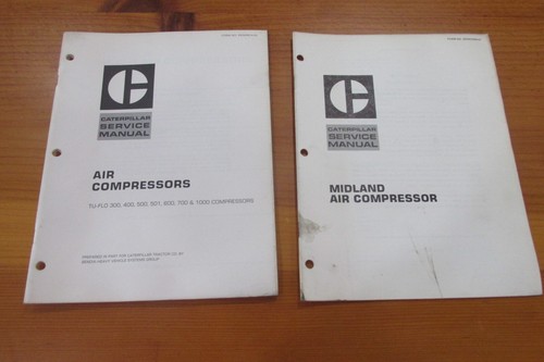 Cterpillar Air Compressor Service Manual Midland TU-FLO 300-1000 | eBay