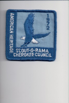 1972 Cherokee Council American Heritage Scout-O-Rama patch | eBay