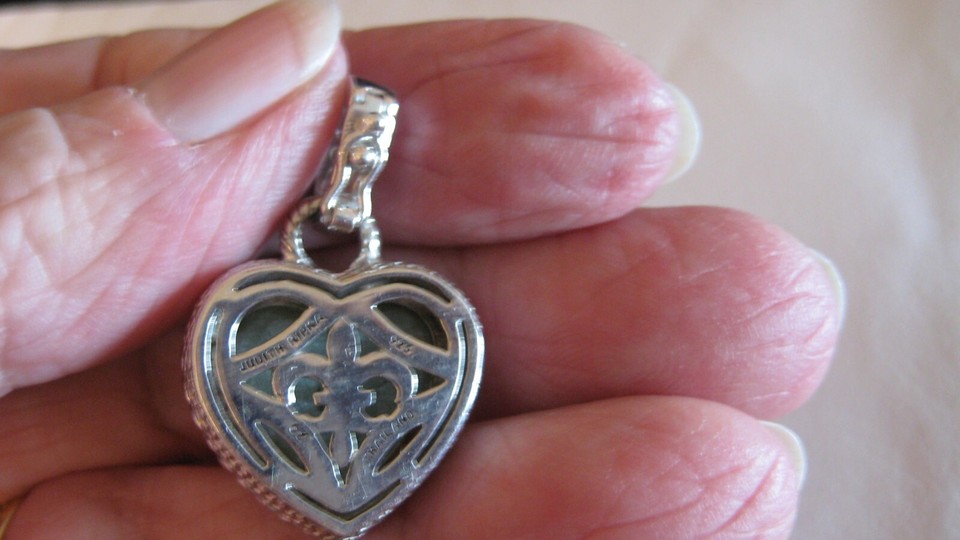 NICE JUDITH RIPKA PENDANT/ENHANCER, BALE OPENS, JADE & DMQ | eBay