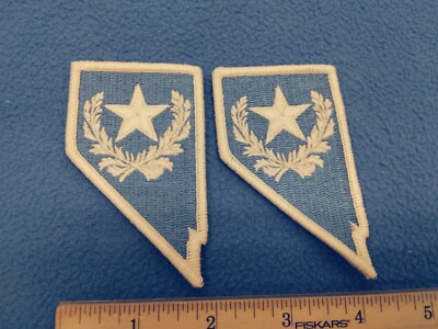 LOT OF 2 - NEVADA ELEMENT JOINT FORCE NATIONAL GUARD PATCHES - ROLLED ...