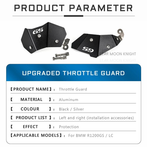 For BMW R1200GS 2017- Motorcycle Throttle Body Guards Protector Cover ...