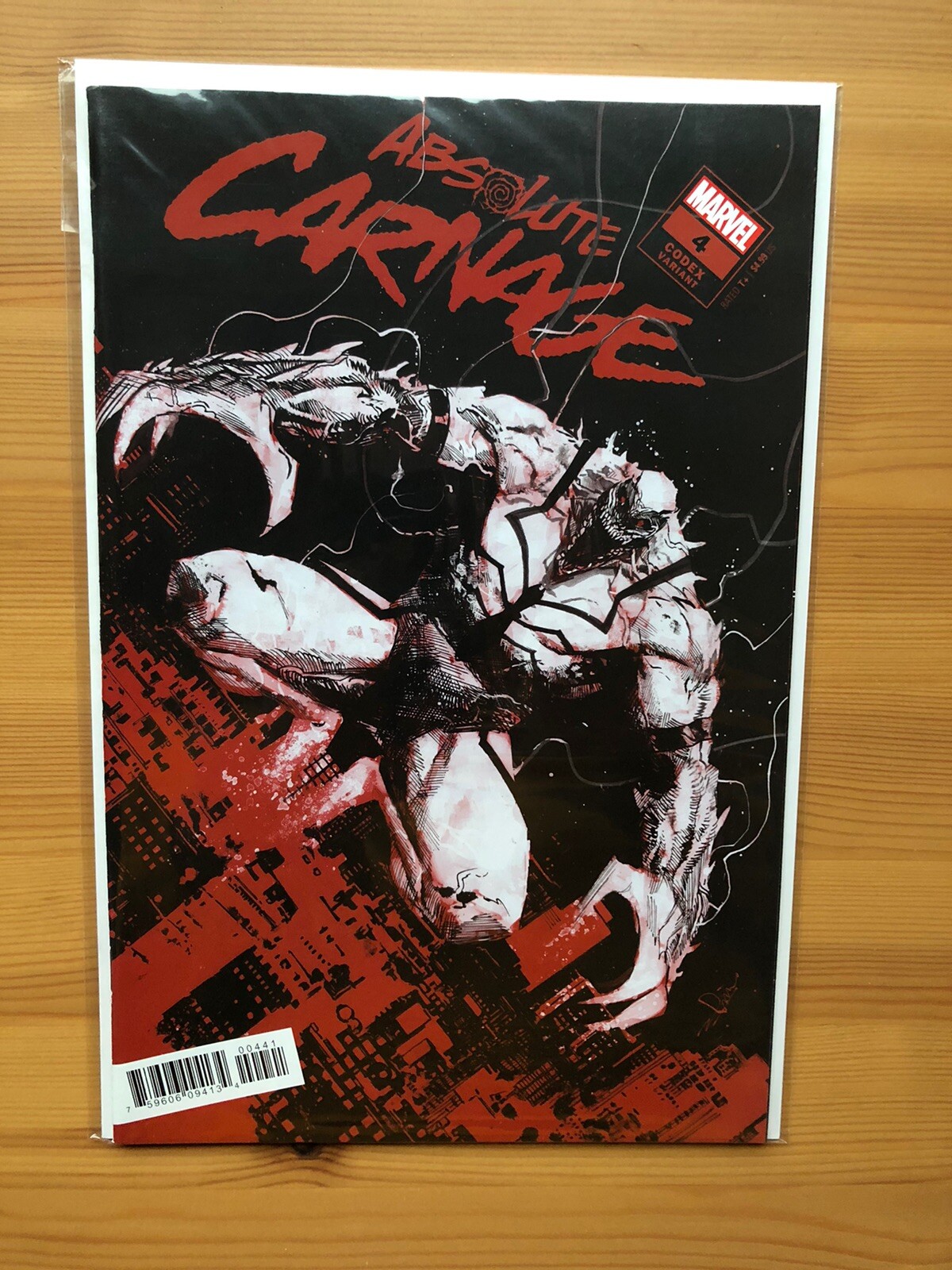 Absolute Carnage #4 - Cvr D - 1:25 Gerardo Zaffino Codex Variant ...