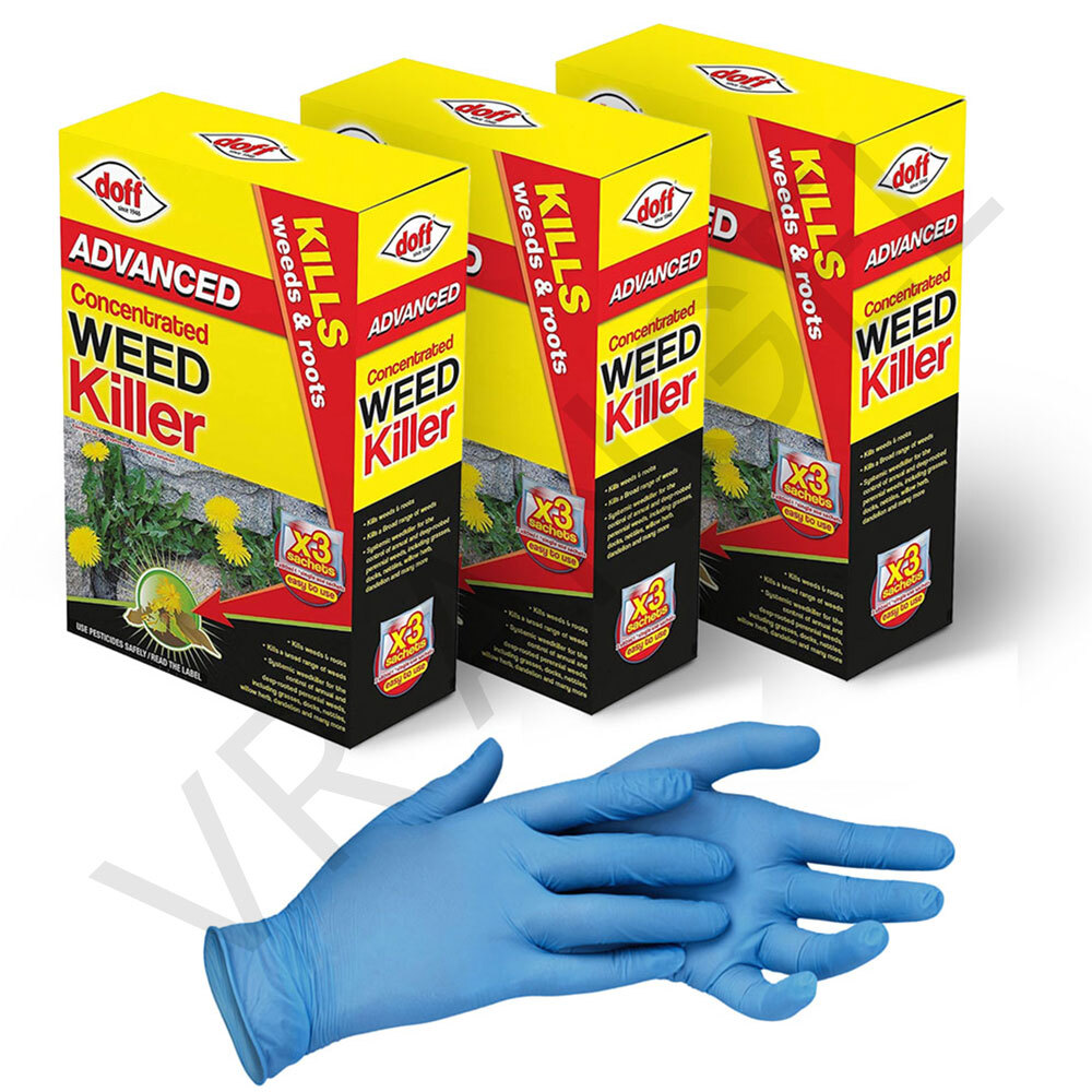 Extra Strong Weedkiller Doff Advanced Concentrated Weed & Roots Killer ...