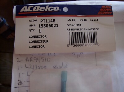 GM AC DELCO 15306021 CONNECTOR CIGARETTE LIGHTER DOME LIGHT WIRING | eBay